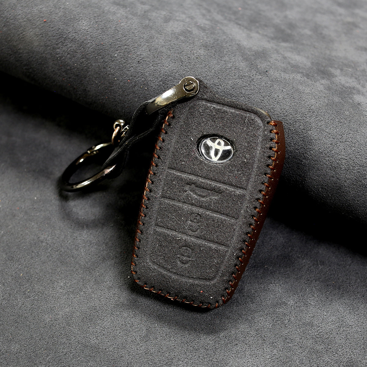 Key Fob Cover for Toyota Highlander Avalon Crown Land Cruiser Tundra ...