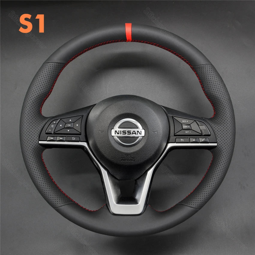 Steering Wheel Cover for Nissan Navara 2021-2024 | Stitchingcover