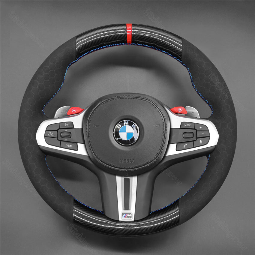 Steering Wheel Cover For BMW X3 X3M X4 X4M X5 X5M X6 X6M M3 M4 M5 M8 ...